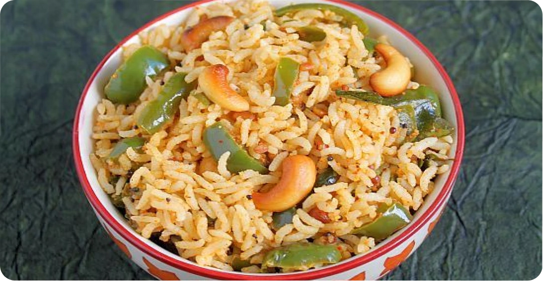 Capsicum Rice Recipe - Easy & Flavorful Bell Pepper Rice